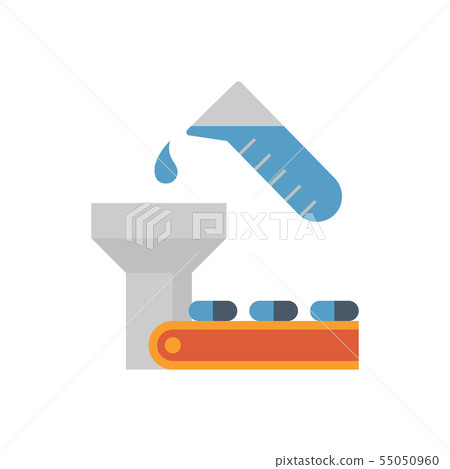 pharmaceutical production icon - Stock Illustration [55050960] - PIXTA