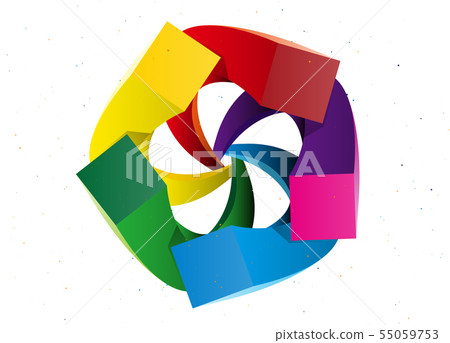 Three-dimensional illustration - Stock Illustration [55059753] - PIXTA