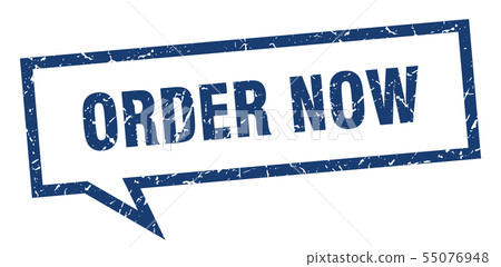order now sign. order now square speech bubble. - Stock Illustration ...