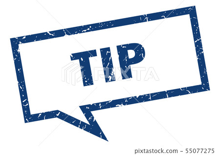 tip sign. tip square speech bubble. tip - Stock Illustration [55077275 ...