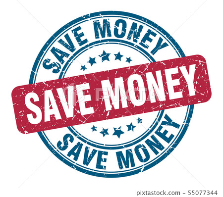 save money stamp. save money round grunge sign. - Stock Illustration ...