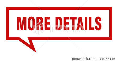 more details sign. more details square speech - Stock Illustration ...