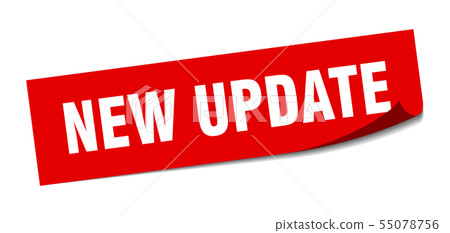 new update sticker. new update square isolated - Stock Illustration ...