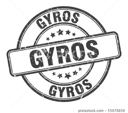 gyros stamp. gyros round grunge sign. gyros - Stock Illustration ...
