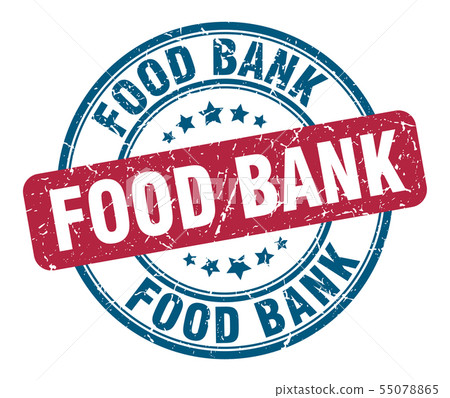 food bank stamp. food bank round grunge sign. food - Stock Illustration ...