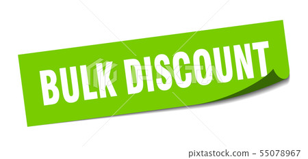 bulk discount sticker. bulk discount square - Stock Illustration ...