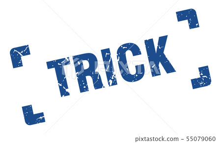 trick stamp. trick square grunge sign. trick - Stock Illustration ...