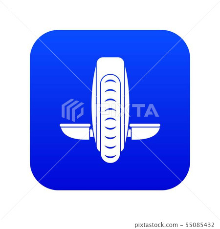 Balance vehicle icon digital blue - Stock Illustration [55085432] - PIXTA