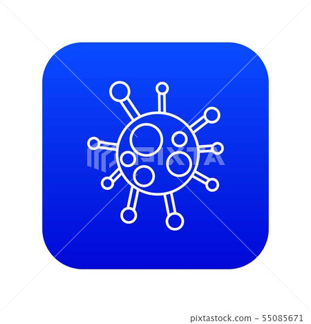Chlamydia virus icon blue vector - Stock Illustration [55085671] - PIXTA