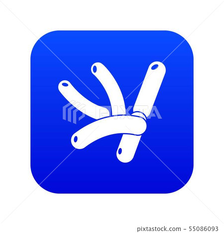 Bacilli icon blue vector - Stock Illustration [55086093] - PIXTA