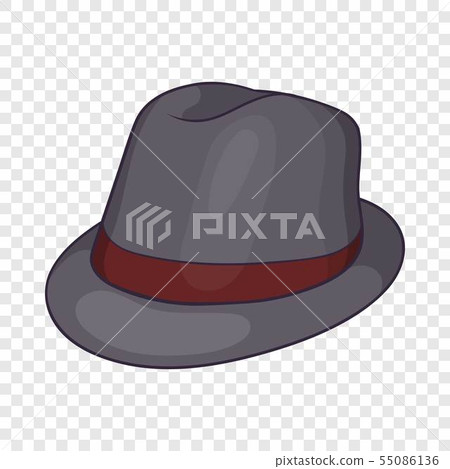 Gray hat icon, cartoon style - Stock Illustration [55086136] - PIXTA