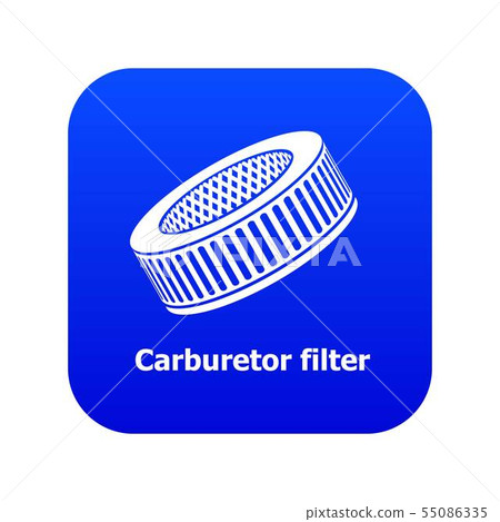 Car air filters icon blue vector - Stock Illustration [55086335] - PIXTA