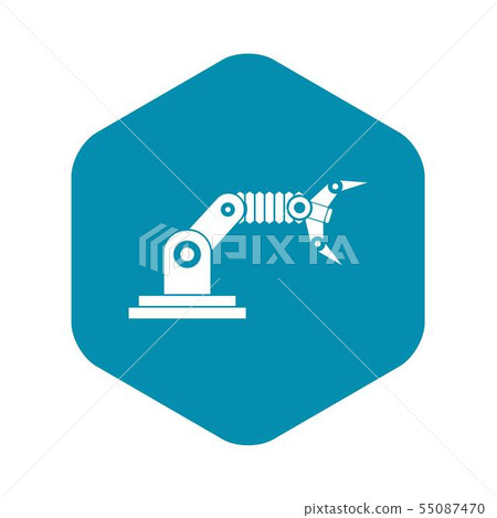 Robotic hand manipulator icon, simple style - Stock Illustration [55087470] - PIXTA
