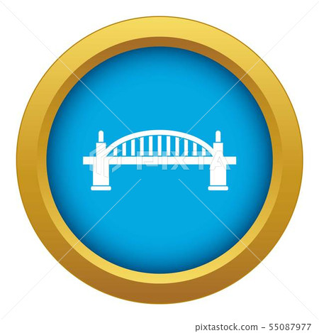 Bridge icon blue vector isolated - Stock Illustration [55087977] - PIXTA