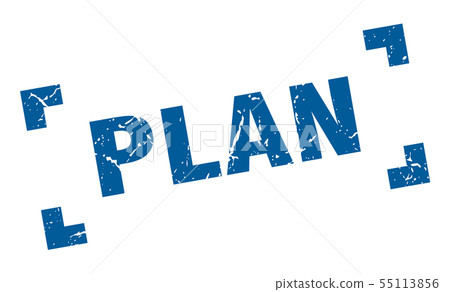 plan stamp. plan square grunge sign. plan - Stock Illustration ...