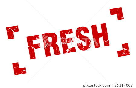 fresh stamp. fresh square grunge sign. fresh - Stock Illustration ...