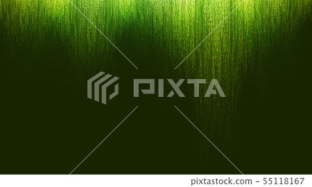 Green Digital Sound wave Circuit Microchip - Stock Illustration ...