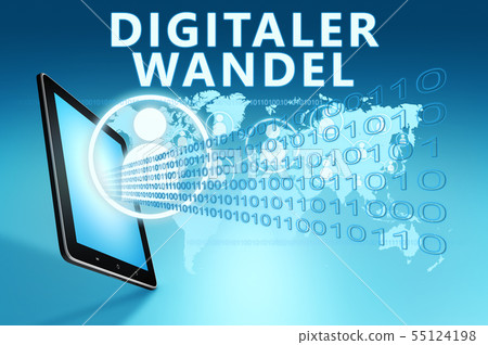 Digitaler Wandel - Stock Illustration [55124198] - PIXTA