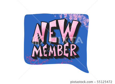 New member quote concept. Vector illustration. - Stock Illustration ...