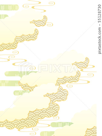 Background material-Japanese sky pattern 8 - Stock Illustration ...