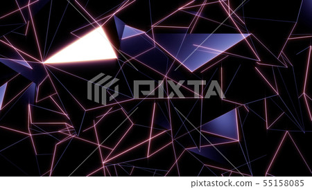 Background of abstract geometric triangles - Stock Illustration ...