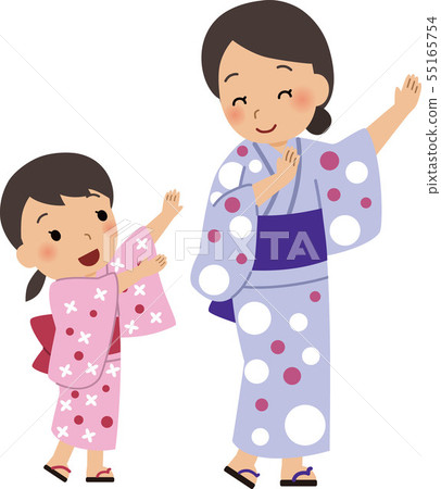 Illustration of Bon dance - Stock Illustration [55165754] - PIXTA