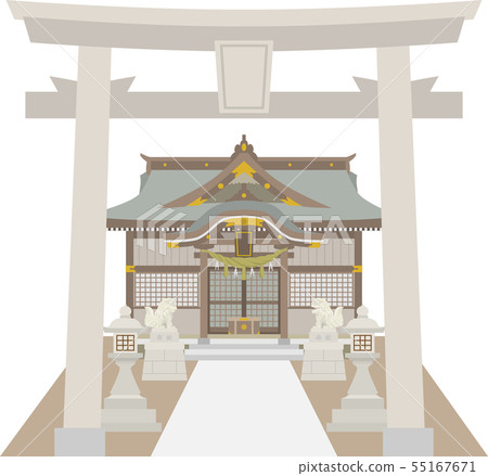 Shrine layout 3 - Stock Illustration [55167671] - PIXTA