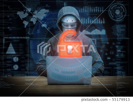 success cyborg hacker-插圖素材 [55179913] - PIXTA圖庫