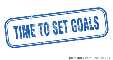 time to set goals - Stock Illustration [55181784] - PIXTA
