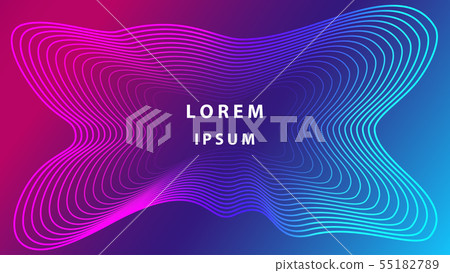 Curve and square design. Modern shape and colorful - Stock Illustration ...