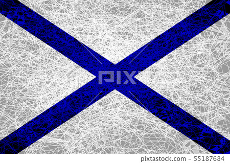 Flag of St. Andrew's flag. - Stock Illustration [55187684] - PIXTA