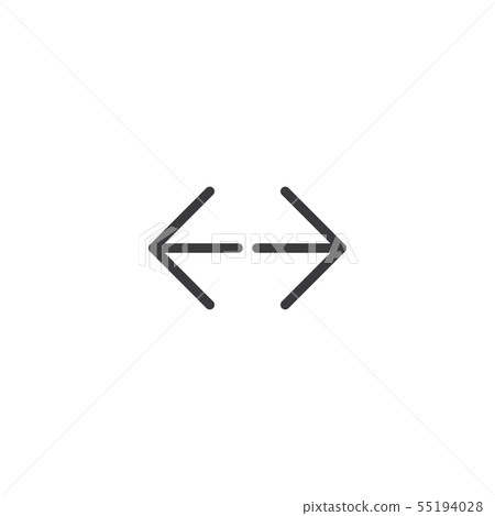 stretch full screen icon. isolated perfect pixel - Stock Illustration ...