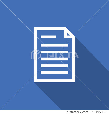 Spreadsheet document paper outline icon. thin line - Stock Illustration ...