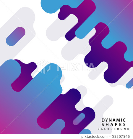 modern dynamic shapes style background. - Stock Illustration [55207546 ...