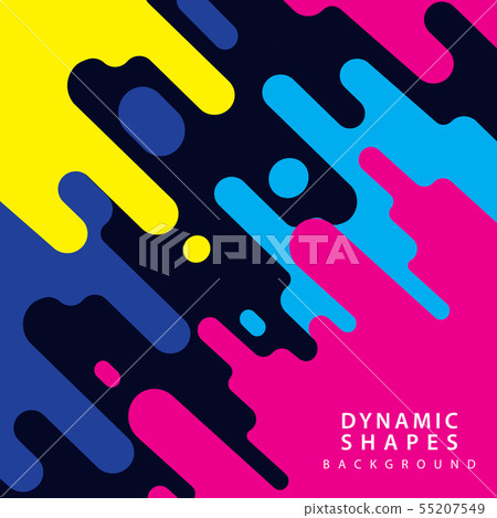 modern dynamic shapes style background. - Stock Illustration [55207549 ...