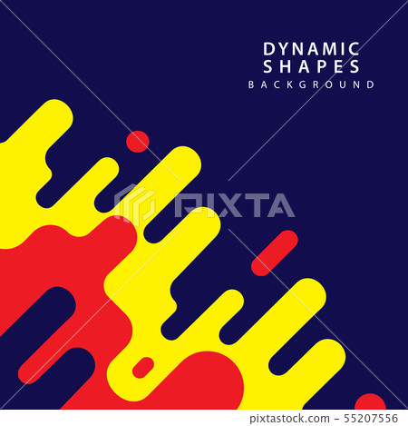 modern dynamic shapes style background. - Stock Illustration [55207556 ...