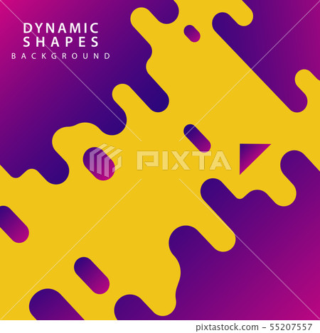 modern dynamic shapes style background. - Stock Illustration [55207557 ...