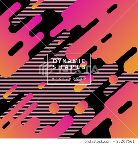 modern dynamic shapes style background. - Stock Illustration [55207561 ...