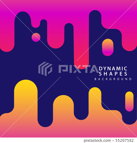 modern dynamic shapes style background. - Stock Illustration [55207582 ...