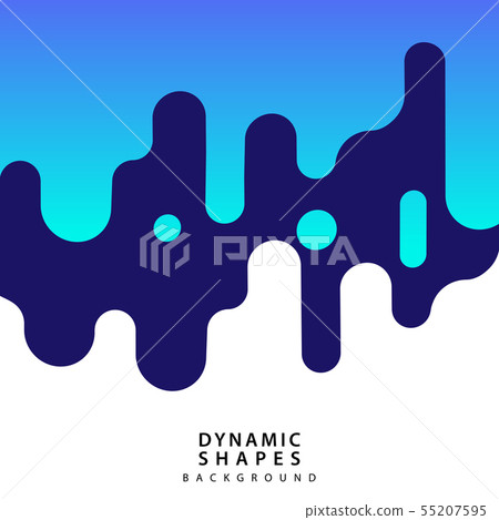 modern dynamic shapes style background. - Stock Illustration [55207595 ...