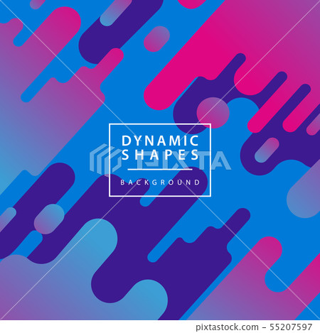 modern dynamic shapes style background. - Stock Illustration [55207597 ...