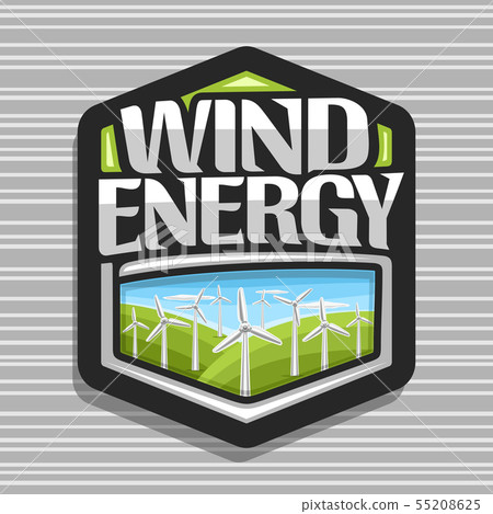 Vector logo for Wind Energy - Stock Illustration [55208625] - PIXTA