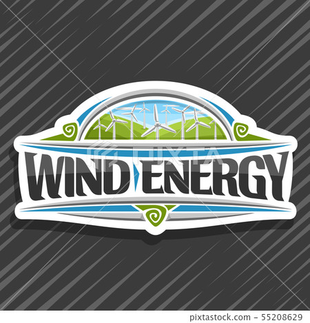 Vector logo for Wind Energy - Stock Illustration [55208629] - PIXTA