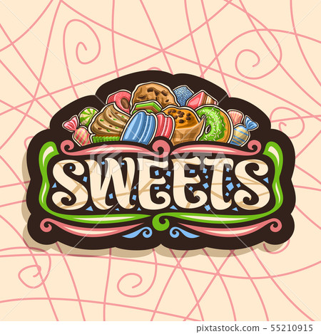 Vector logo for Sweets - Stock Illustration [55210915] - PIXTA