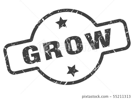 grow sign - Stock Illustration [55211313] - PIXTA