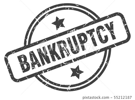 bankruptcy stamp - Stock Illustration [55212187] - PIXTA