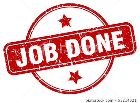 job done sign - Stock Illustration [55214521] - PIXTA