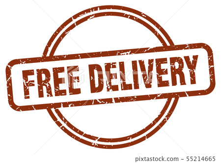 free delivery stamp - Stock Illustration [55214665] - PIXTA