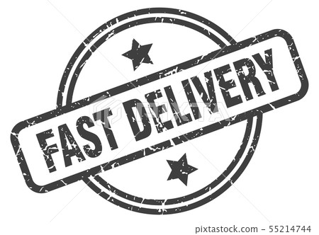 fast delivery stamp - Stock Illustration [55214744] - PIXTA