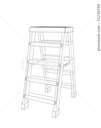 Outline household steps. Vector - Stock Illustration [55236789] - PIXTA